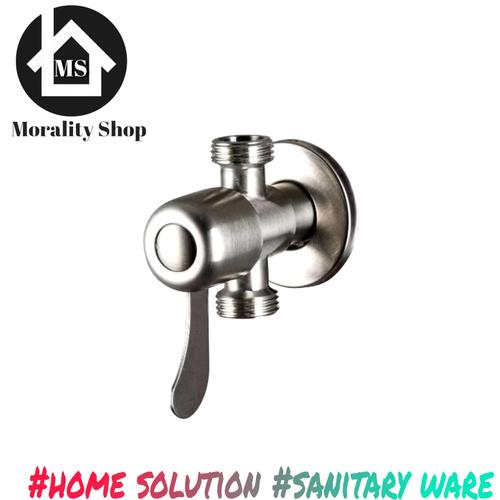 Jual Stop Kran Tee Engkol Stainless 304 5235-Valve Keran Shower Closet T - Jakarta Barat ...