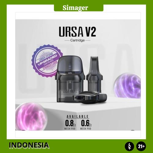 Jual CATRIDGE URSA NANO & CATRIDGE URSA BABY SYSTEM POD KIT AUTHEN CT URSA - V2 0.6, 1 PACK ISI ...