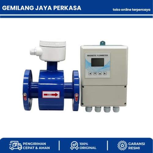 Jual Flowmeter Electromagnetic 4"DN100 Flow meter PTFE Magnetic Aliran ...