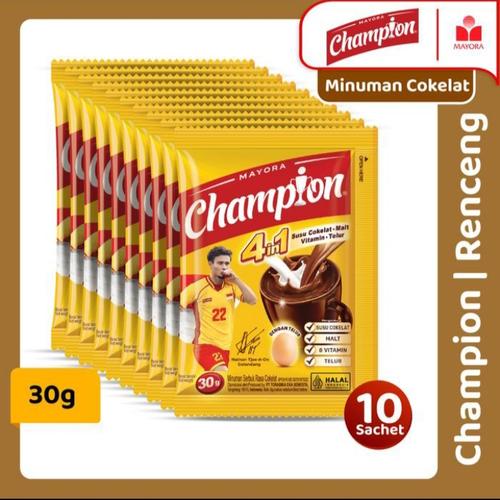 Jual Energen Champion Rasa Susu Coklat 30Gram 1 Renceng isi 10 Sachet ...