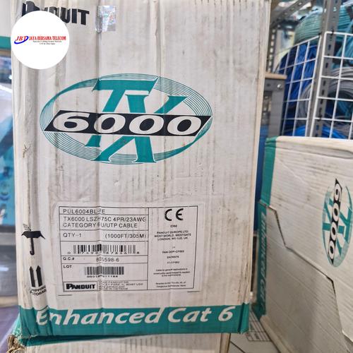 Jual PANDUIT KABEL UTP CAT.6 PUL6004BL-FE TX6000 LSZH 75C 4PAIR 23AWG ...