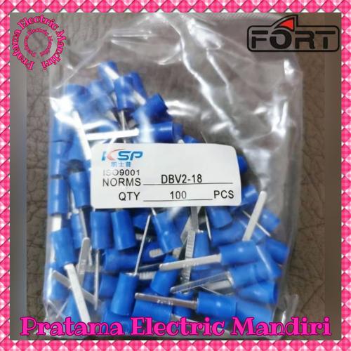 Jual FORT SCUN BLADE TERMINAL SKUN GEPENG BIRU BLUE DBV-2-18 BV - 2 ...