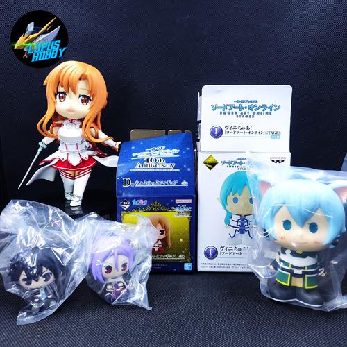 Jual SAO Asuna Kirito sinon vini chua kuji mini Figure sword art online ...