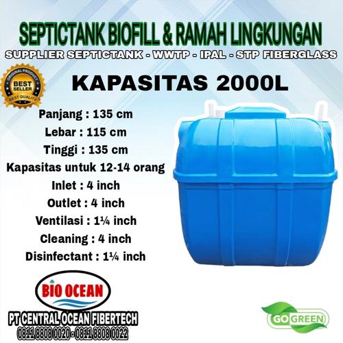 Jual sepiteng kapasitas 2000L bebas sedot dan bebas penuh, system ...