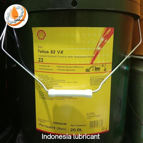 Jual Shell Tellus S2 VX 22 Hydoraulic fluid ISO VG 22 Original Pail 20 ...