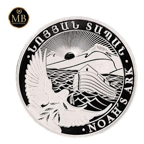 Jual KOIN SILVER ASLI THN 2025 1 OZ ARMENIAN SILVER NOAH'S ARK BULLION ...