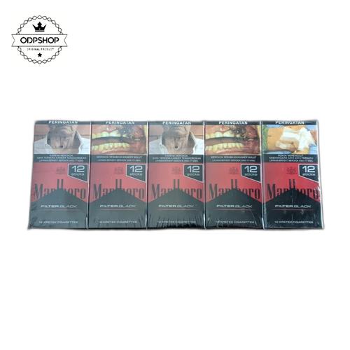 Jual Rokok Marlboro Filter Black Hitam Isi 12 batang /Marlong 12 - 1 ...