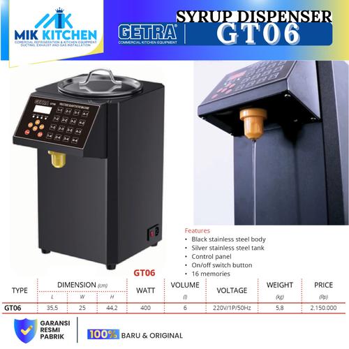 Jual Getra syrup dispenser GT06 / GT 06 - PACKING KAYU - Jakarta Barat ...