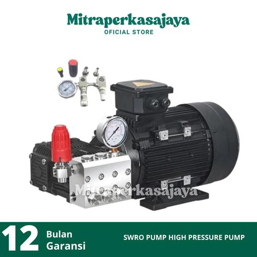 Jual POMPA PLUNGER SWRO 8LPM 100BAR HIGH PRESSURE SEA WATER POMPA ...