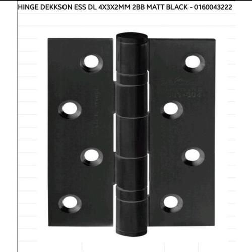 Jual Engsel Dekkson Hitam 4in Hinge 4x3x2mm 2BB Deluxe Dekkson Matt Black Hinge 4in Dekkson ...