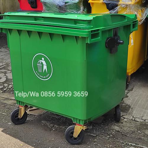 Jual tempat sampah besar / bak sampah besar 1100 liter plastik hdpe - Merah - Kota Bogor - Cv ...