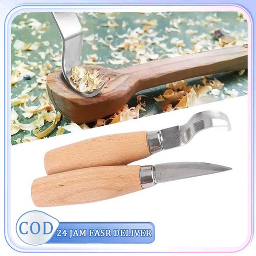 Jual Pisau Ukir Kayu Satu Set Chisel Woodworking Cutter Model U Alat ...