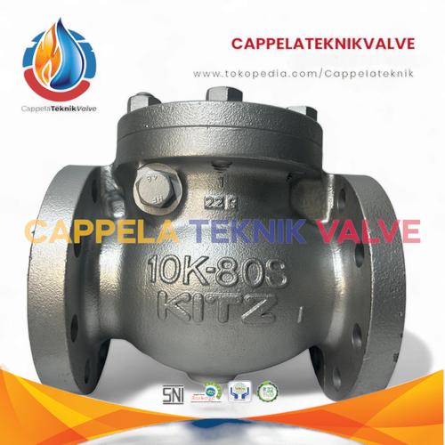 Jual Check Valve Kitz 3" inch Kitz cast iron flange DN80 jis 10k - Jakarta Barat - CAPPELA ...