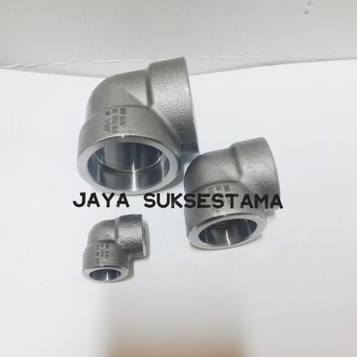 Jual Elbow Besi A105 Class 3000 Socket Weld 1" inch Elbow Knee Carbon ...