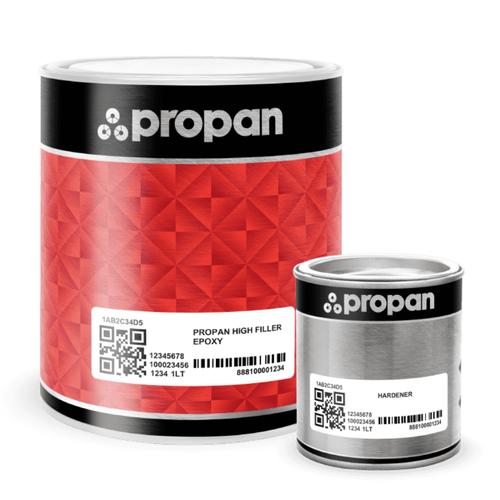 Jual Cat Epoxy Surfacer PROPAN HIGH FILLER EPOXY - 1.3 KG SET - BLACK ...