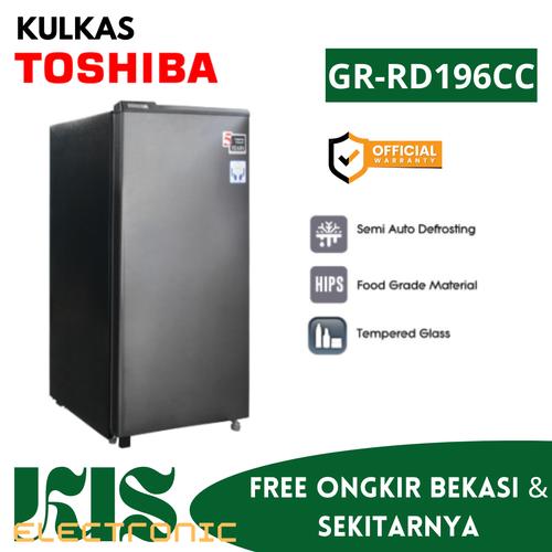 Jual TOSHIBA GR-RD196CC-DMF KULKAS 1 PINTU TOSHIBA 151L GRRD196CC - Kab. Bekasi - KIS ELECTRONIC ...