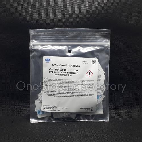 Jual HACH 2105569 DPD Free Chlorine Reagent Powder Pillows, 10 mL, pk ...