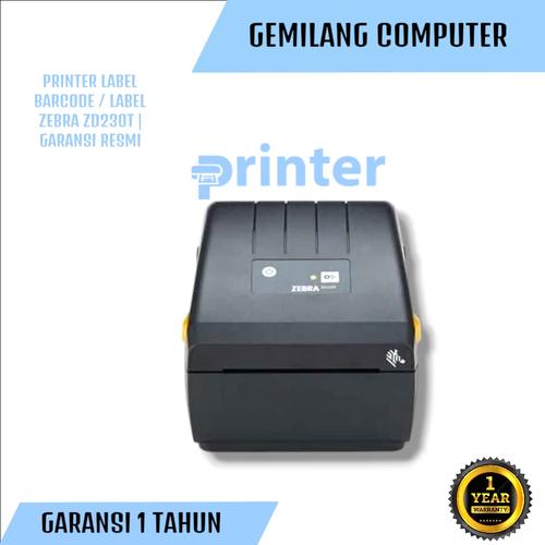 Jual PRINTER LABEL BARCODE / LABEL ZEBRA ZD230T | GARANSI RESMI ...