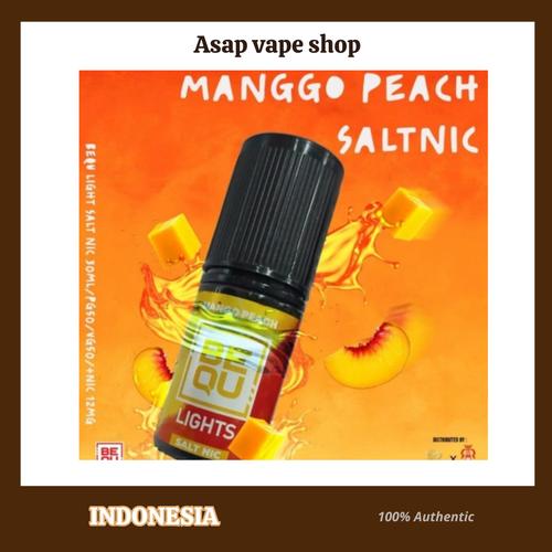 Jual Bequ Lights V2 Mango Peach Salt Nic 30ML by Poda Authentic - 12MG ...