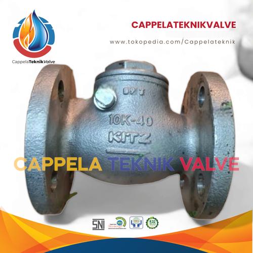 Jual check valve 1 1/2" inch kitz stainless DN40 JIS 10K - Jakarta ...