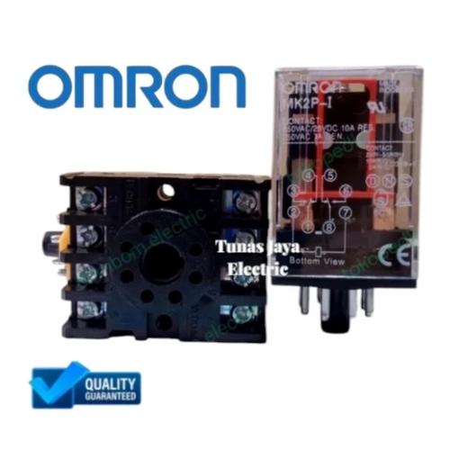 Jual Relay MK2P 12VDC / 24VDC / 220VAC OMRON (Lampu LED) + Socket 8Pin - 24V - Kota Surabaya ...