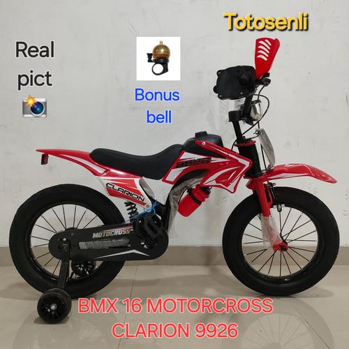 Jual SEPEDA ANAK LAKI LAKI BMX 16 CLARION 9926 MOTORCROSS TRAIL SEPEDA ...
