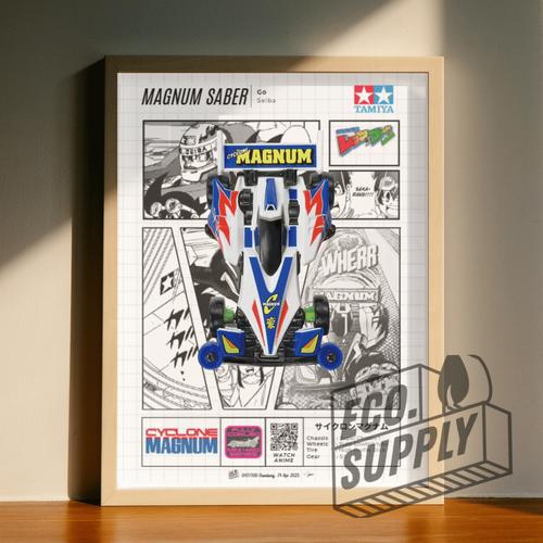 Jual Custom Frame Anime Series Gundam/ Tamiya / Crushgear size A4 A3 ...
