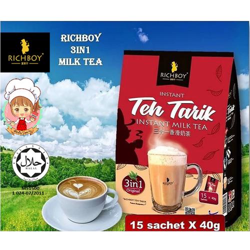 Jual RICHBOY Teh Tarik teh tarek malaysia 3in1 600g (40g x 15 sachets ...