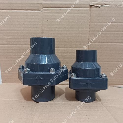 Jual Swing Check Valve PVC Socket 6" Inch / Flap Check Valve PVC Socket ...