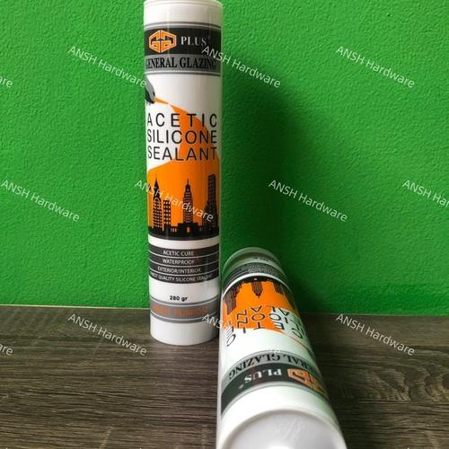 Jual Silicone Sealant Lem Kaca Silikon Silen GG A plus Asam - Putih ...
