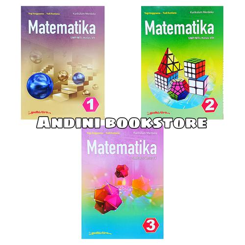 Jual BUKU MATEMATIKA KELAS 7 8 9 SMP/MTs YUDHISTIRA KURIKULUM MERDEKA ...