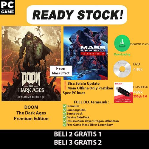Promo DOOM The Dark Ages Premium Edition PC Original - WITH FLASHDISK ...