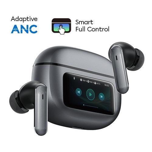 Jual VIVAN Smart T7 Touch Screen TWS Earphone Wireless Adaptive ANC ...
