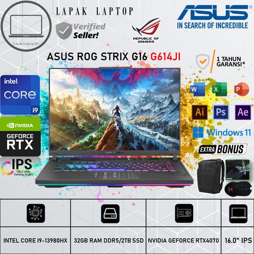Jual LAPTOP ASUS ROG STRIX G16 G614JI INTEL I9 13980HX 32GB DDR5 2TB ...