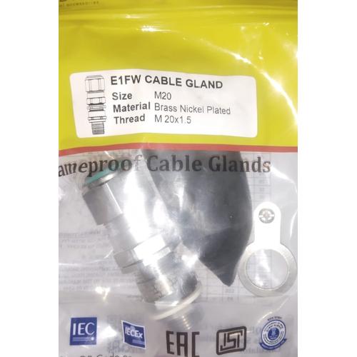 Jual Cable Gland Explosion Proof CABTEK Armour Brass 20 E1FW M20 - Kota ...