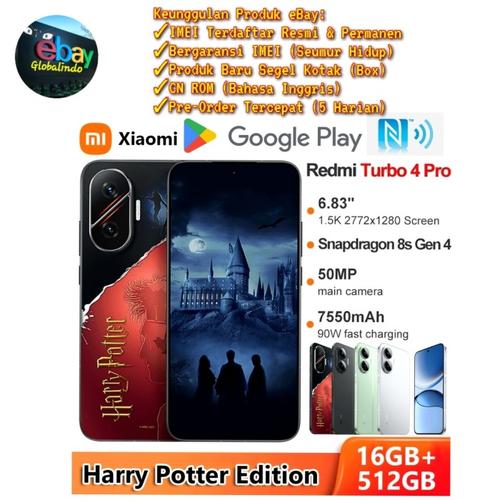 Jual Redmi Turbo 4 Pro (5G) (Snapdragon 8S Gen 4) (TUV/IP68) (7550 mAh ...