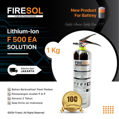 Jual ALAT PEMADAM API RINGAN/APAR 1 KG BUSA F500 FIRESOL STAINLESS STEL ...