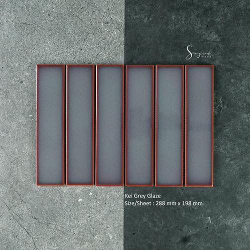 Jual Grey Glaze Kei Singres Mosaic Tiles | Mosaic Keramik - Jakarta ...