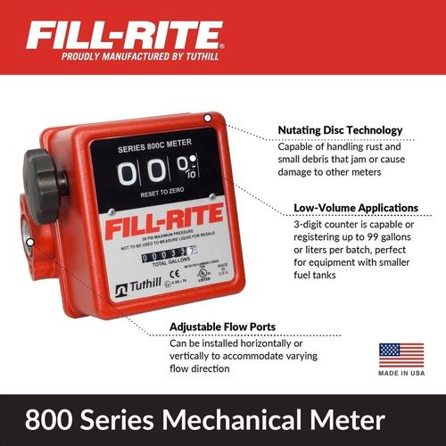 Jual SUPER RITE 1" flow meter solar 3 digit flow meter solar 1 inch 3 ...