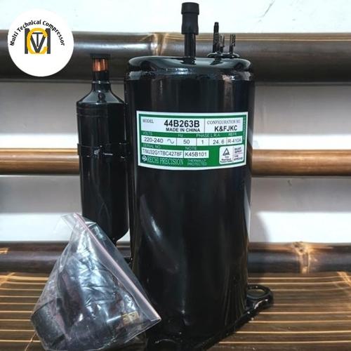 Jual COMPRESSOR/KOMPRESSOR RECHI 44B263B 1PK R410A 1PHASE 220V ...