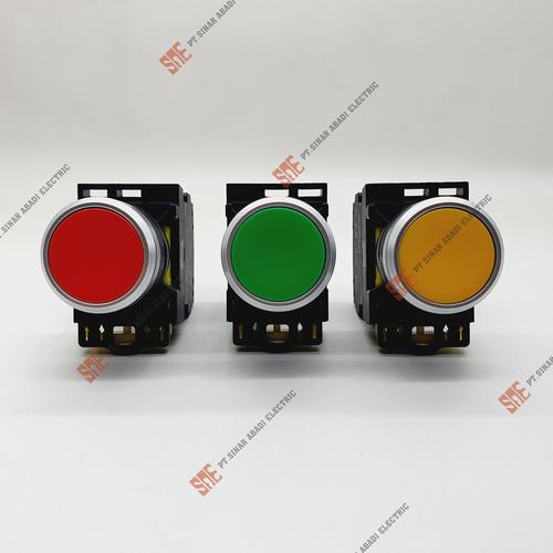 Jual Push Button Fort LA115 22mm / Merah Hijau Kuning Panel Listrik ...