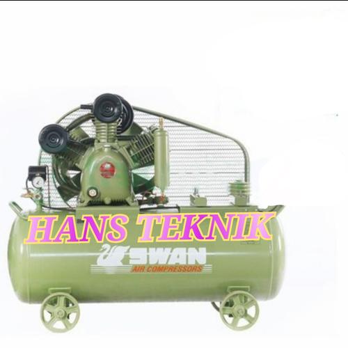 Jual Kompresor Swan 10 HP Tekanan Tinggi 14 Bar Engine Diesel Starter ...