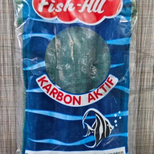 Jual ARANG/KARBON AKTIF FISH ALL 555 uk.17x12 MEDIA FILTER KOLAM ...