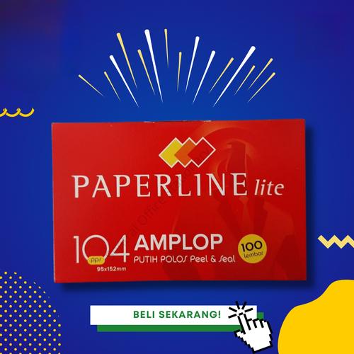 Jual Amplop putih No. 90 & No. 104 merk PAPERLINE Lite 70gr - Kota ...