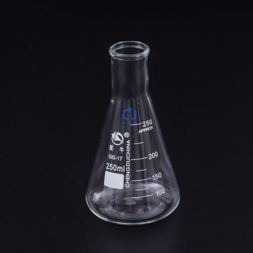 Jual SHUNIU Erlenmeyer Flask Narrow Neck / Labu Erlenmeyer 250 ml - Kab ...