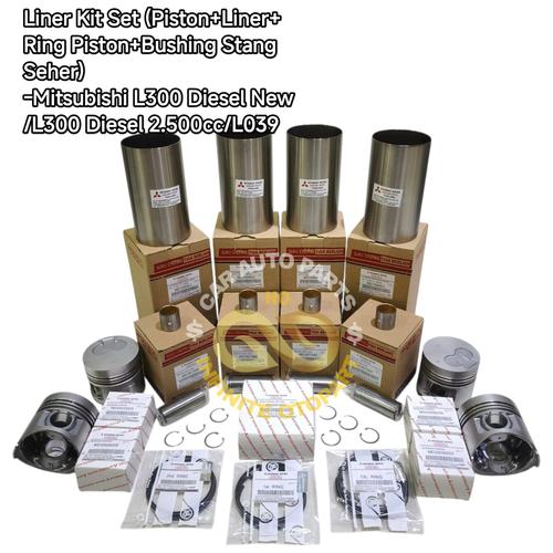 Jual LINER KIT RING PISTON KOMPLIT L300 DIESEL NEW 2.5 2.500CC L039 ...