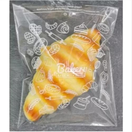 Jual Plastik Opp Motif Bakery Thank You Ukuran 10x10cm Kemasan Roti ...