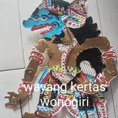 Jual MAINAN EDUKATIF wayang kulit kertas BUTO PATIH - Kab. Wonogiri ...