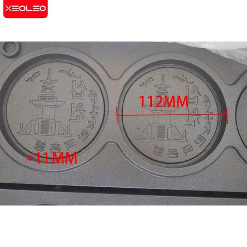 Jual XEOLEO Commerical 3PCS Coin Waffle Maker Korean Gold Coin Bread ...