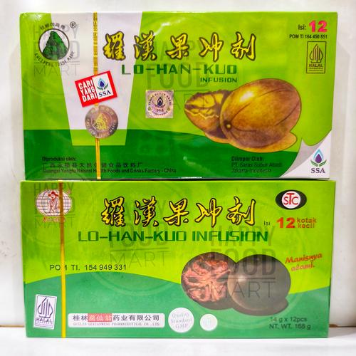 Jual LO HAN KUO INFUSION 168 GRAM/HERBAL PANAS DALAM/LUO HAN GUO/LO HAN ...